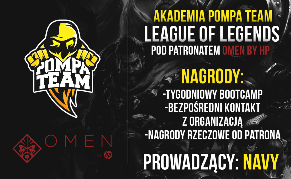Pompa Team ogłasza nabór do akademii - ESPORT NOW