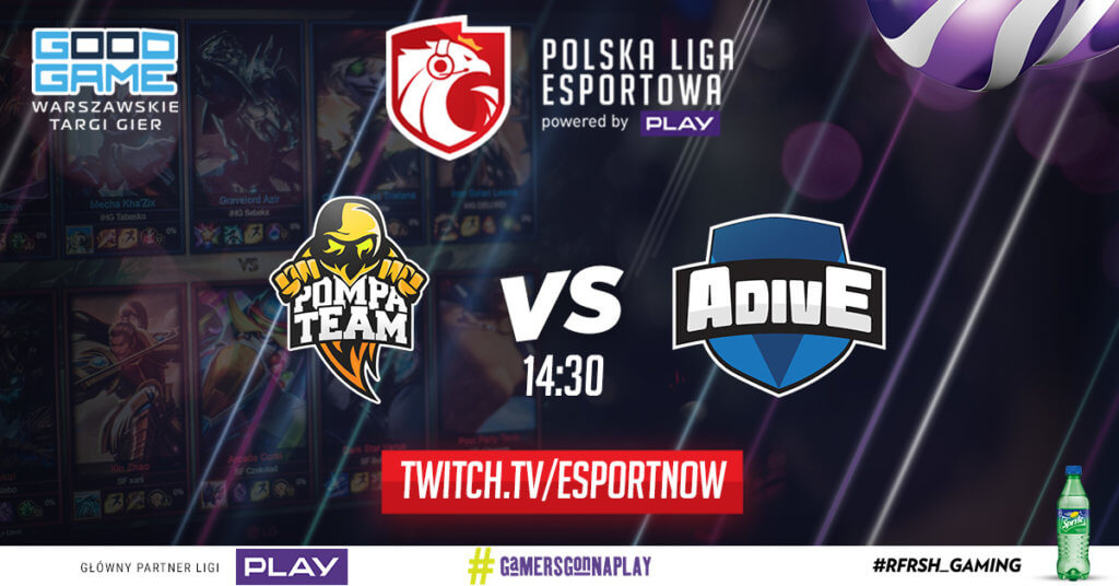 PLE: Pompa Team remisuje z Adive - ESPORT NOW